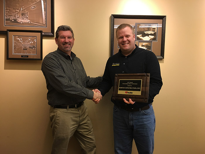Borton receives its 7th Safety Award - Borton Construction