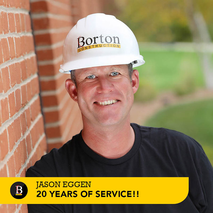 Jason Eggen 20 Year Anniversary - Borton Construction