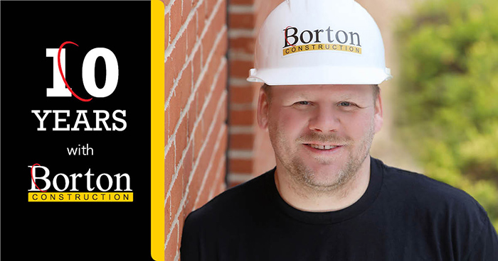 10 years for Bob Seberg! - Borton Construction